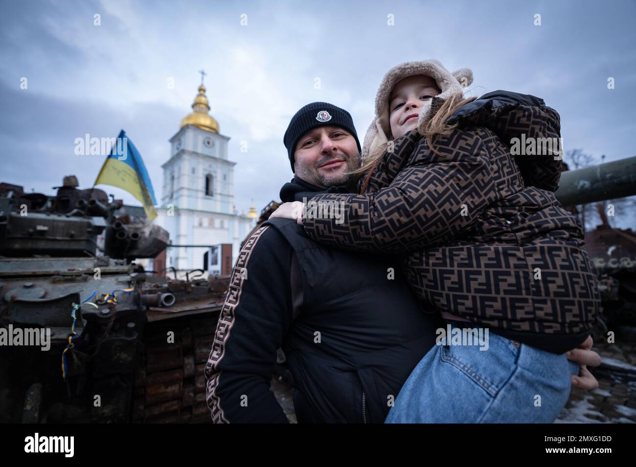 Kyiv, Ukraine - February 2, 2023: Captured or destroyed Russian ...