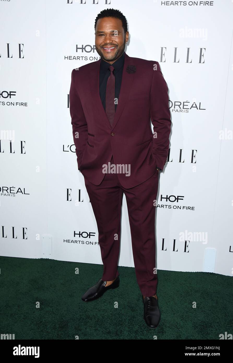 Anthony Anderson arrives at the 23rd annual ELLE Women in Hollywood ...