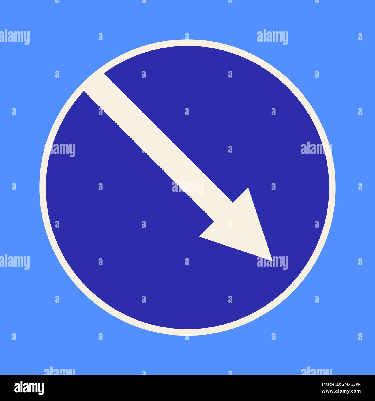 Icon obstacle avoidance on the right. Vector clipart Stock Vector Image ...