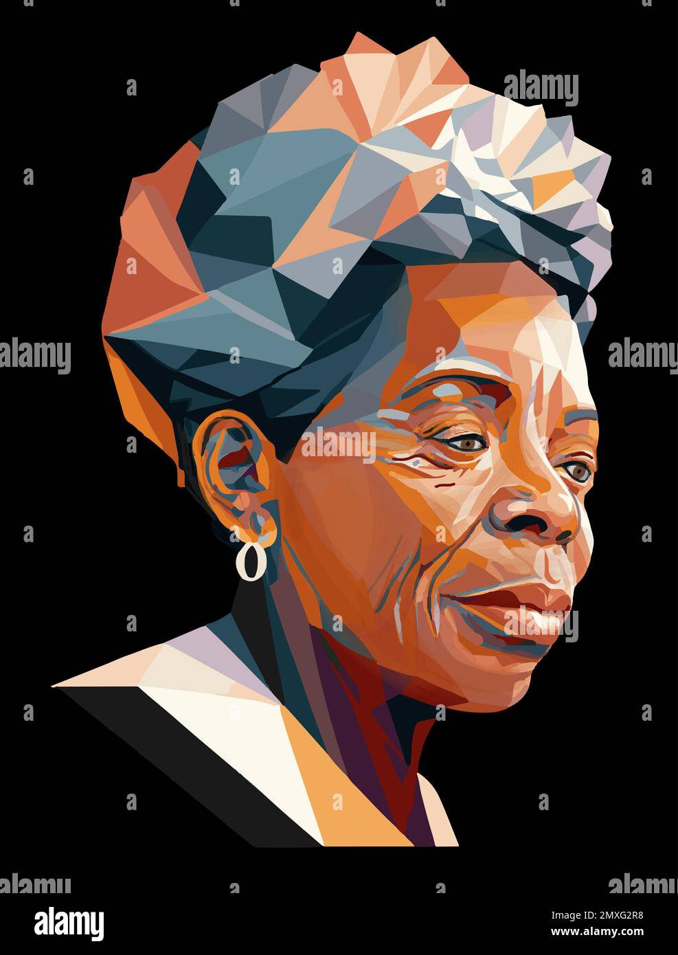 Maya angelou portrait hi-res stock photography and images - Alamy