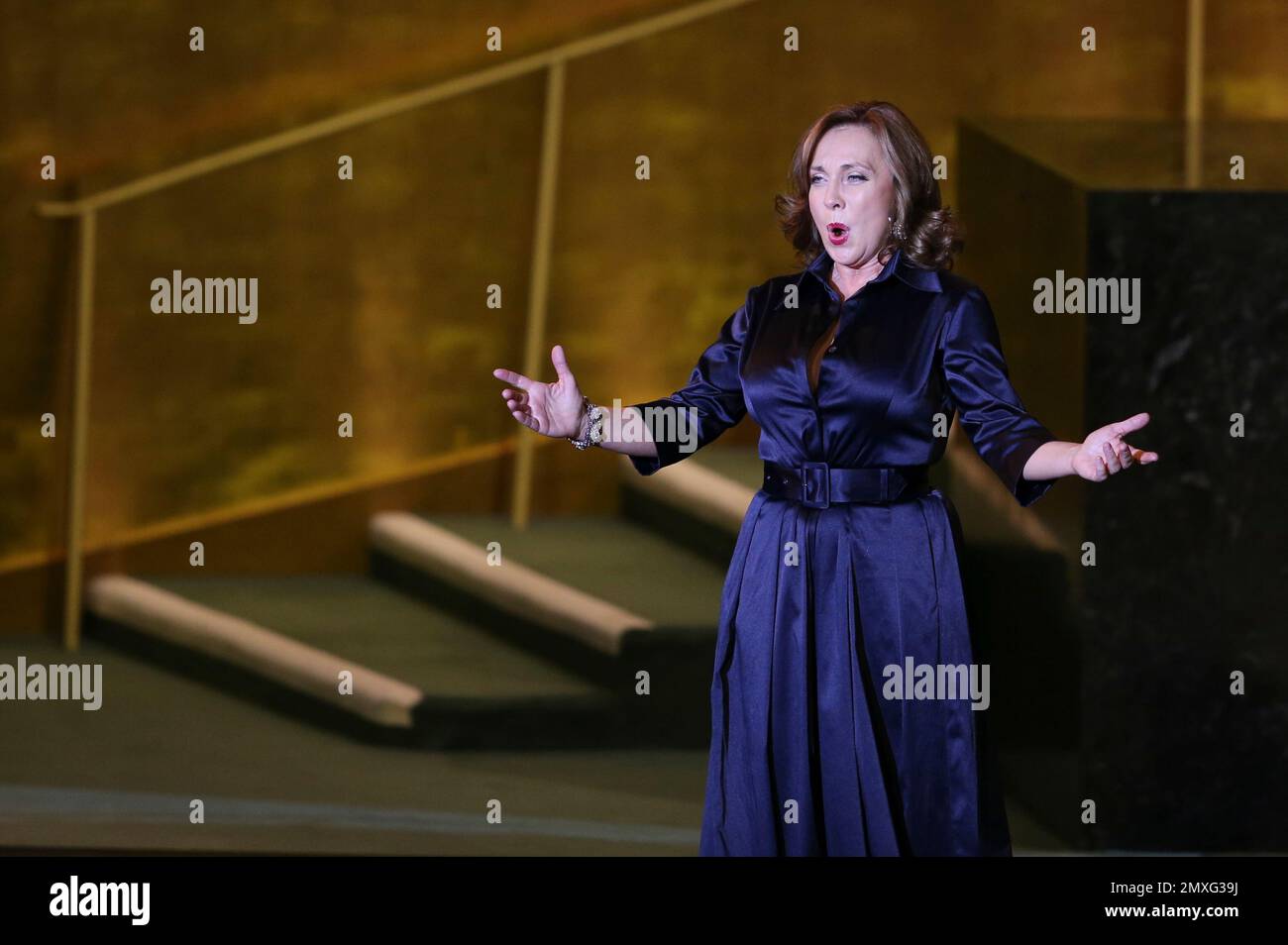 Andrea Rost performs with the Hungarian State Opera at United Nations ...