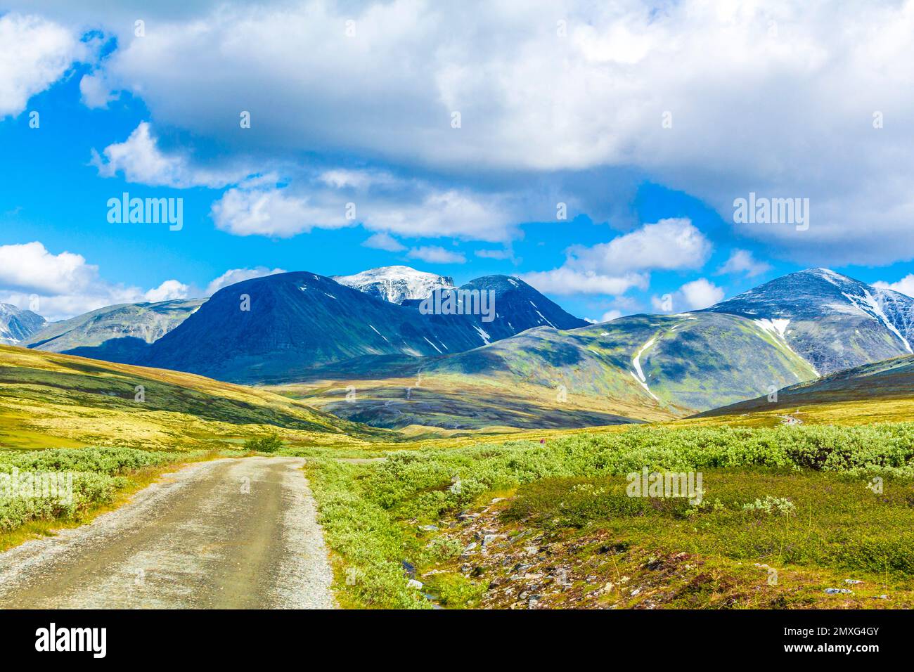 Beautiful mountain and landscape panorama with untouched nature rivers ...