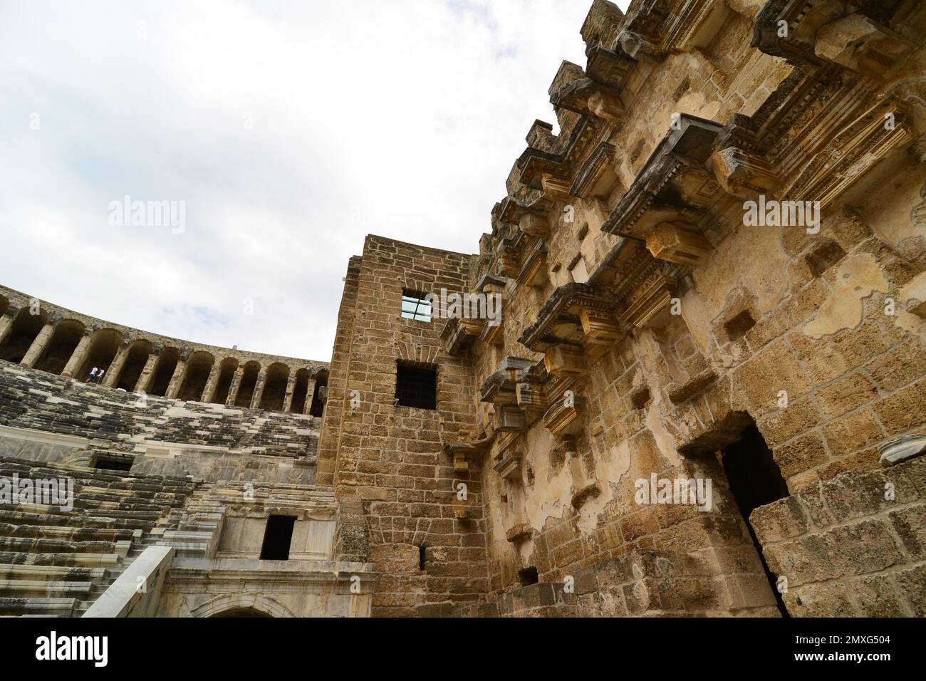 Aspendos Ancient City - Antalya - TURKEY Stock Photo - Alamy