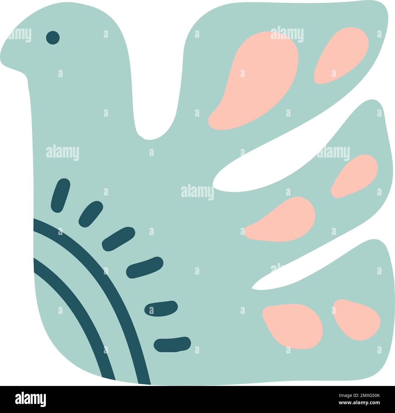 Artistic dove illustration Stock Vector Images - Alamy