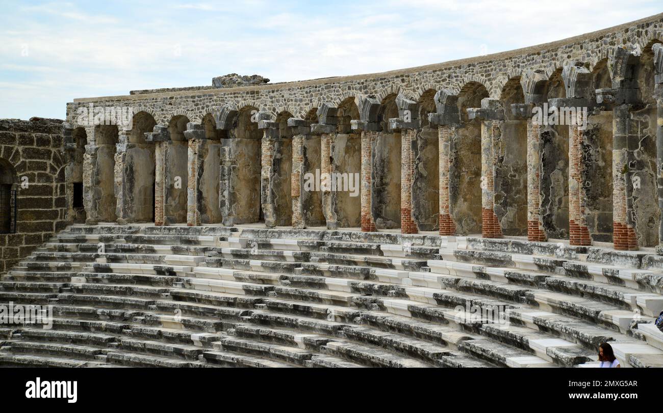 Aspendos Ancient City - Antalya - TURKEY Stock Photo - Alamy