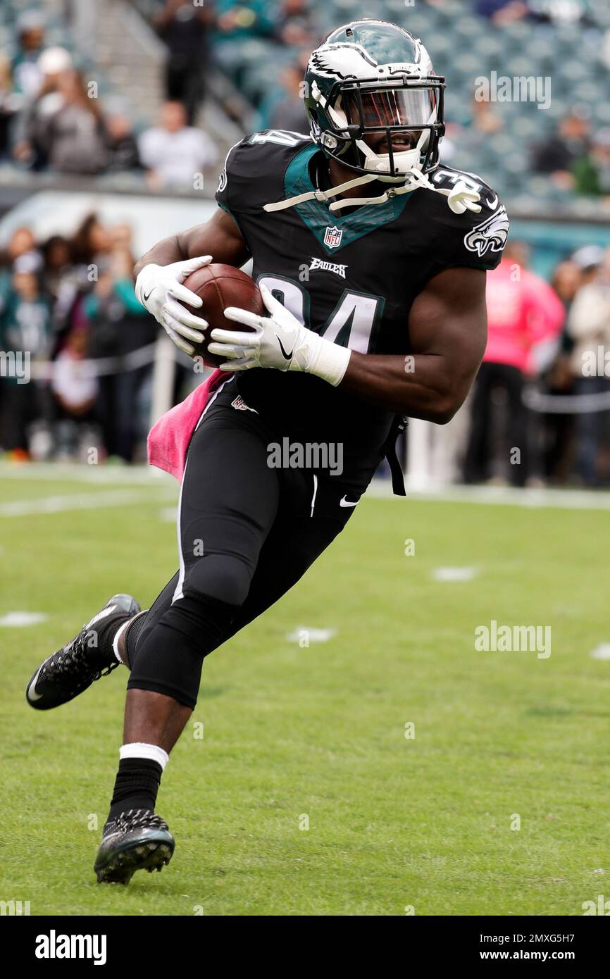 Philadelphia Eagles running back Kenjon Barner (34) in action prior to ...
