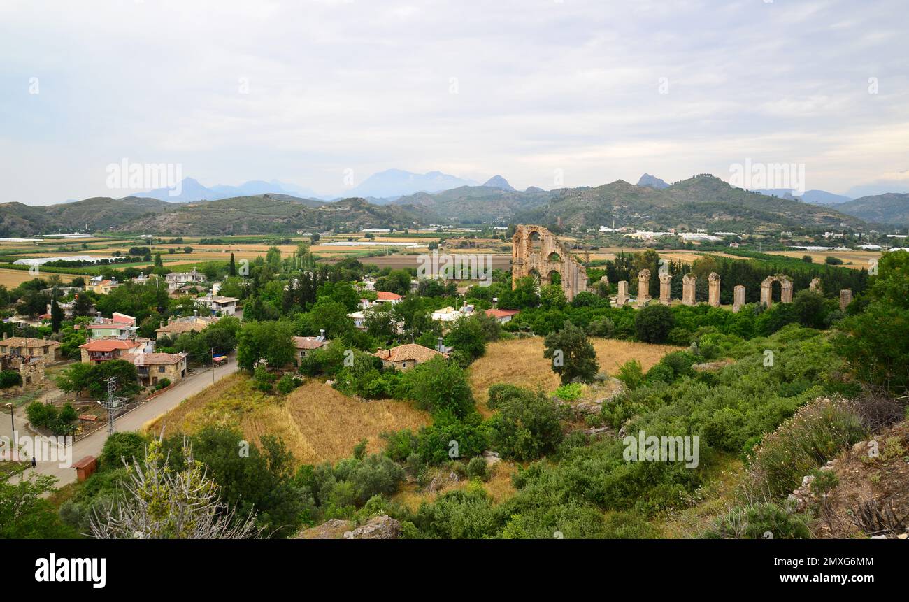 Aspendos Ancient City - Antalya - TURKEY Stock Photo - Alamy
