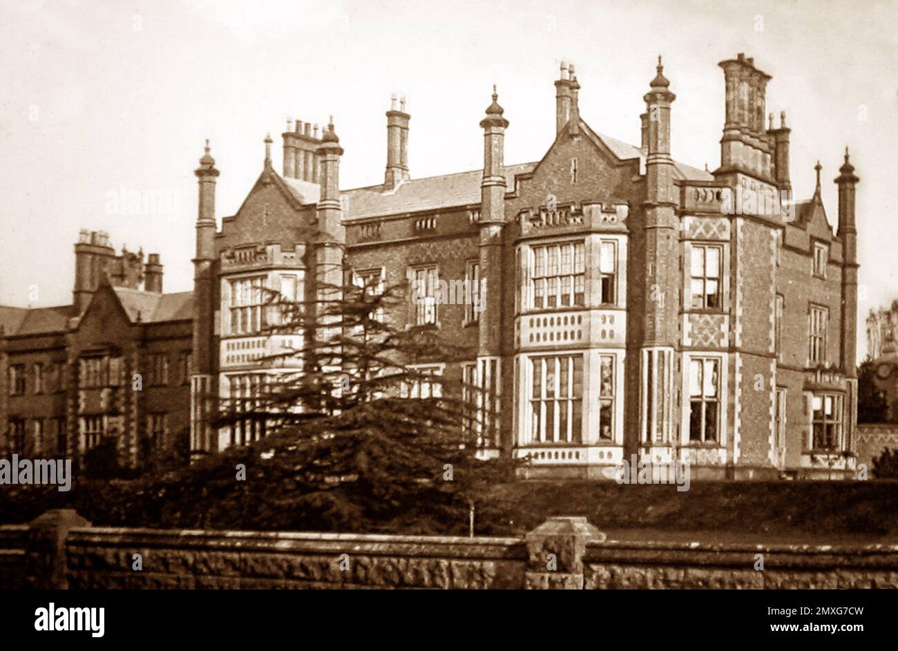 Mere Hall, Knutsford, Cheshire, Victorian period Stock Photo - Alamy