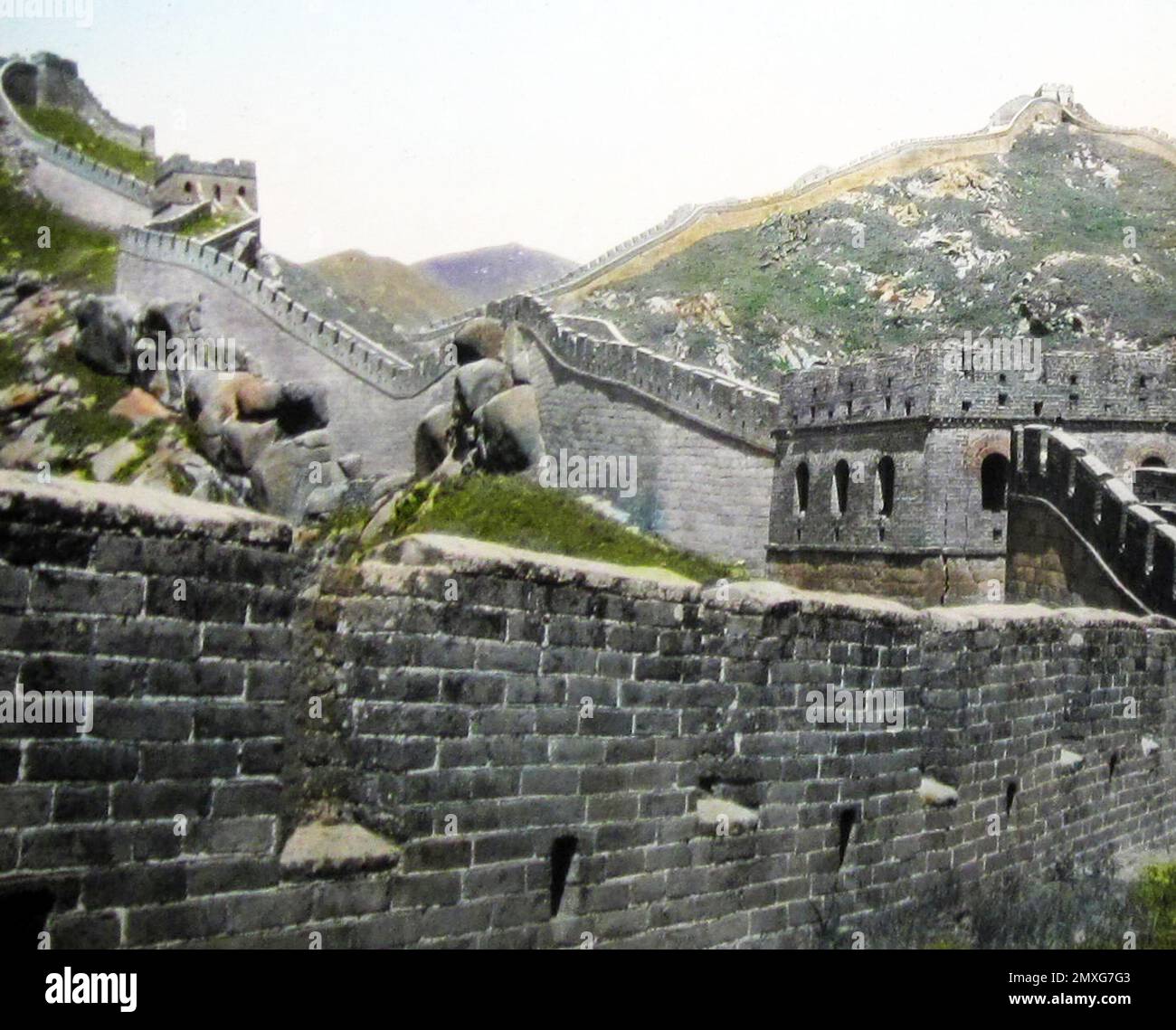 Great Wall of China, Victorian period Stock Photo - Alamy