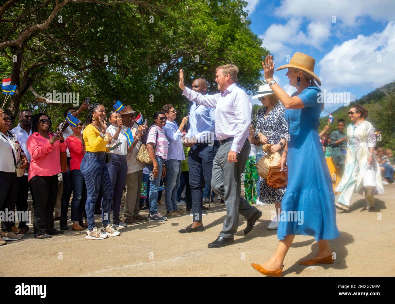 Bandabou, Niederlande. 03rd Feb, 2023. King Willem-Alexander, Queen ...