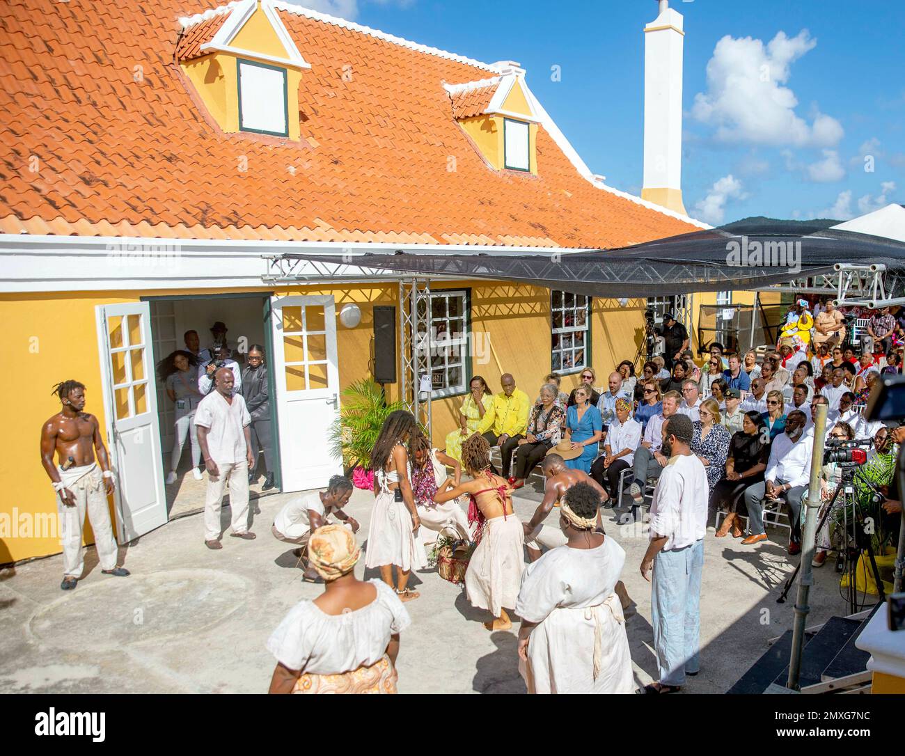 Bandabou, Niederlande. 03rd Feb, 2023. King Willem-Alexander, Queen ...