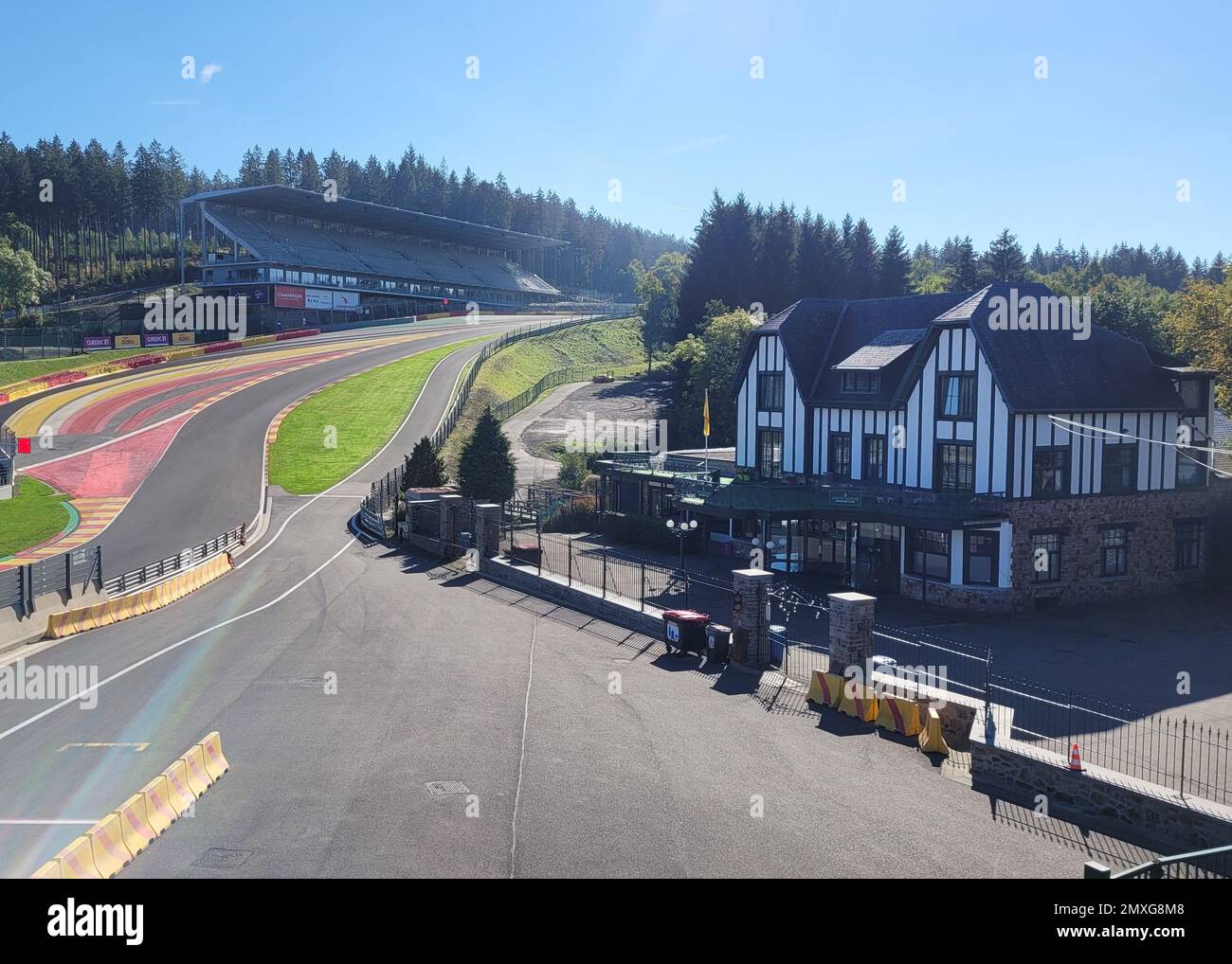 A sunny early October day at Spa Francorchamps circuit Stock Photo - Alamy