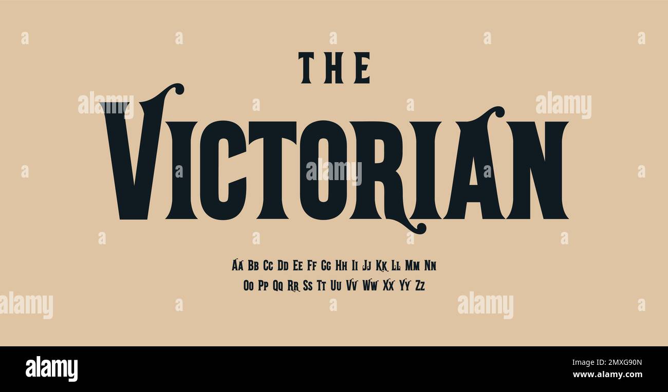 Victorian Style Font