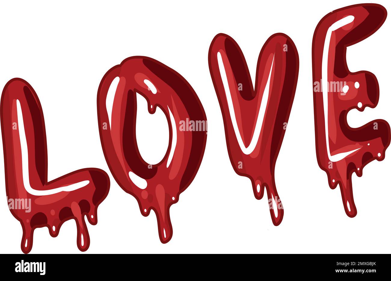 Love, Creepy Valentine clipart, Spooky Valentine, Pastel Goth digital ...
