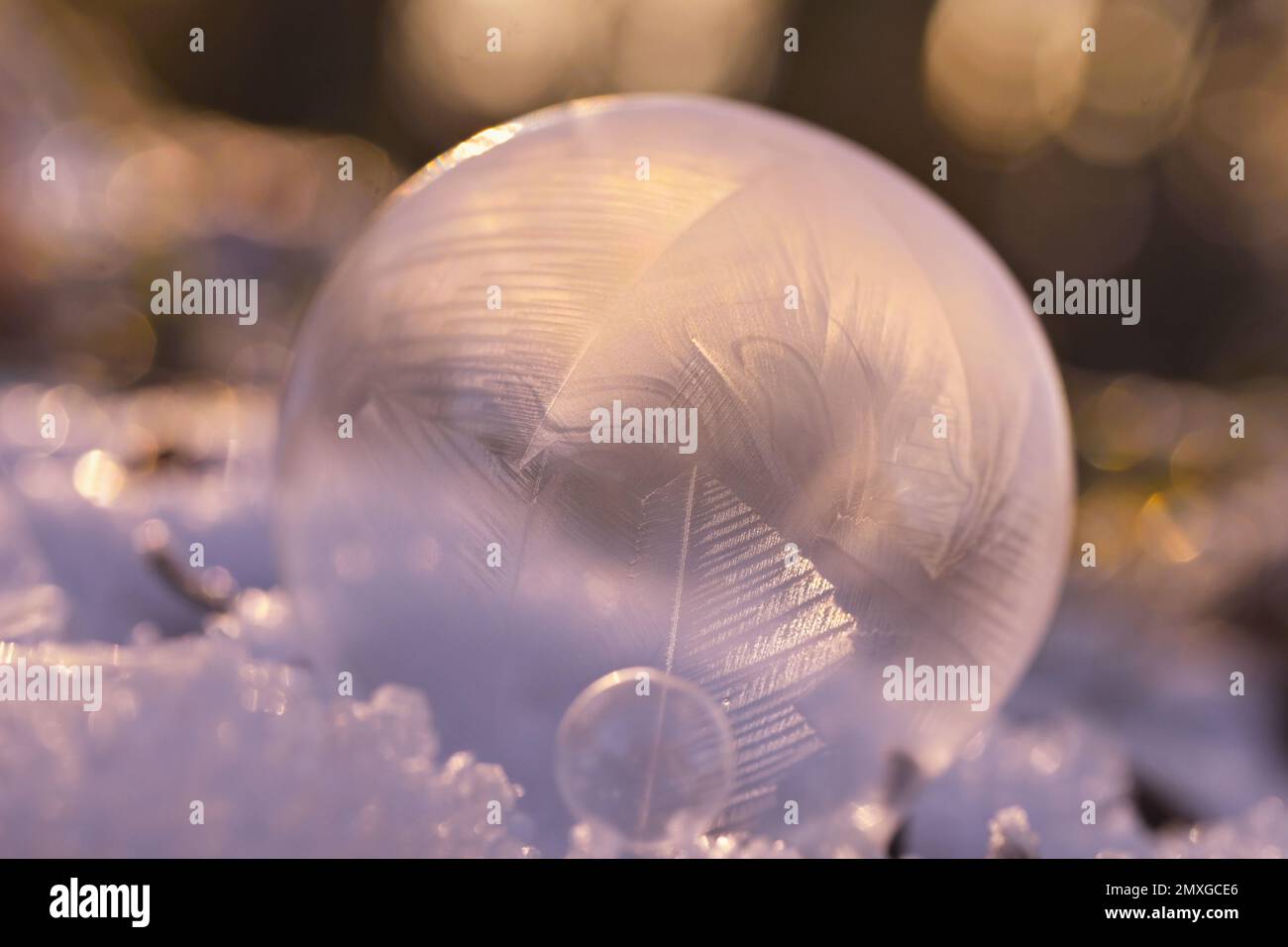 Closeup frozen crystal ball hi-res stock photography and images - Alamy