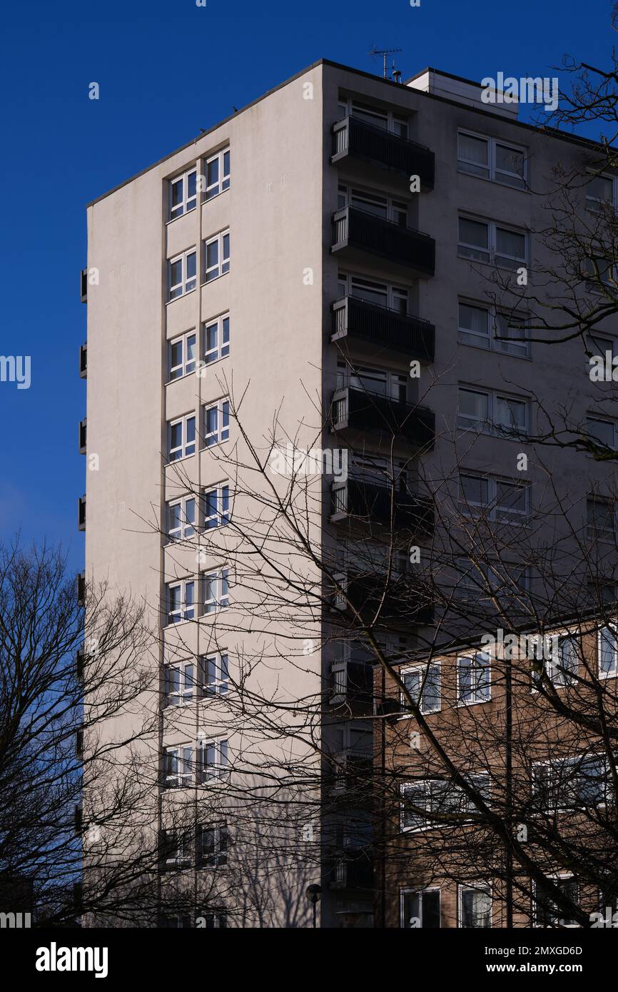 tall flats in the UK Stock Photo - Alamy
