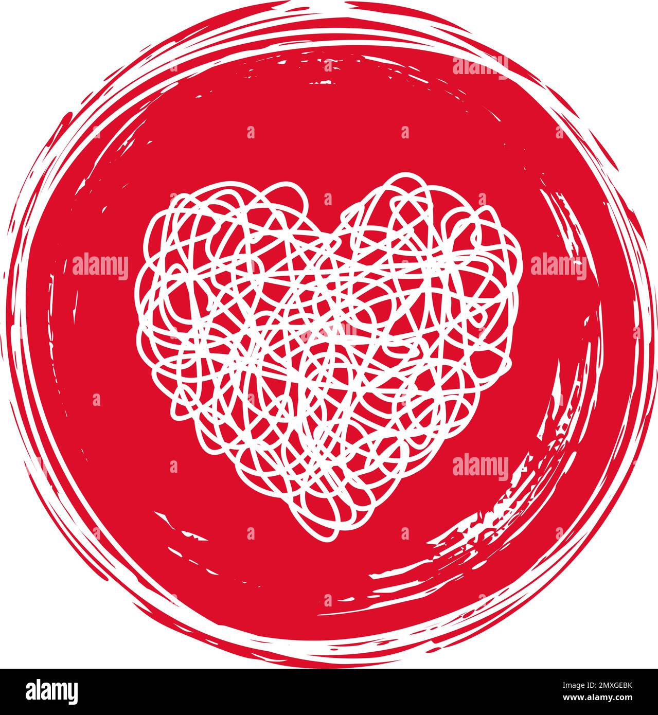 Tangled in love Stock Vector Images - Alamy