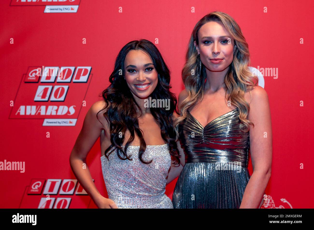 ROTTERDAM - Romy Monteiro and Loiza Lamers on the red carpet prior to ...