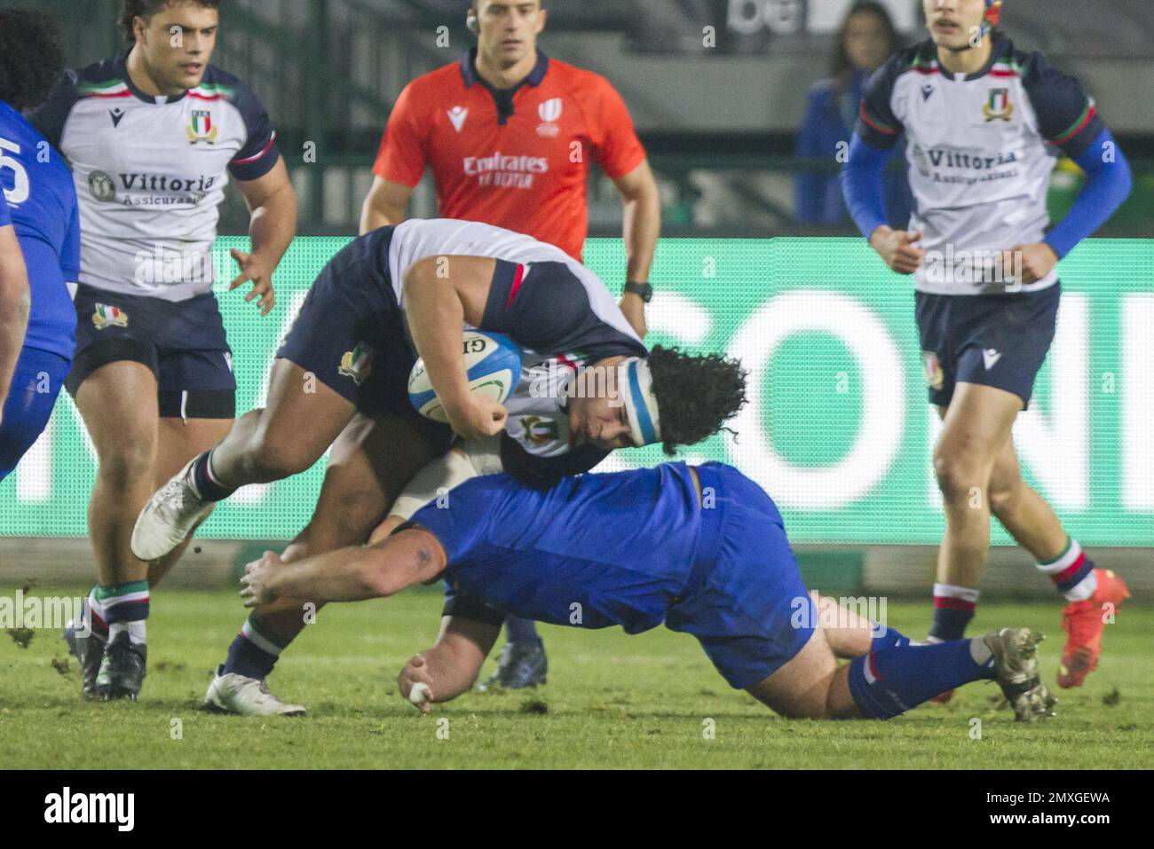 Monigo Stadium, Treviso, Italy, February 03, 2023, Giovanni Quattrini ...