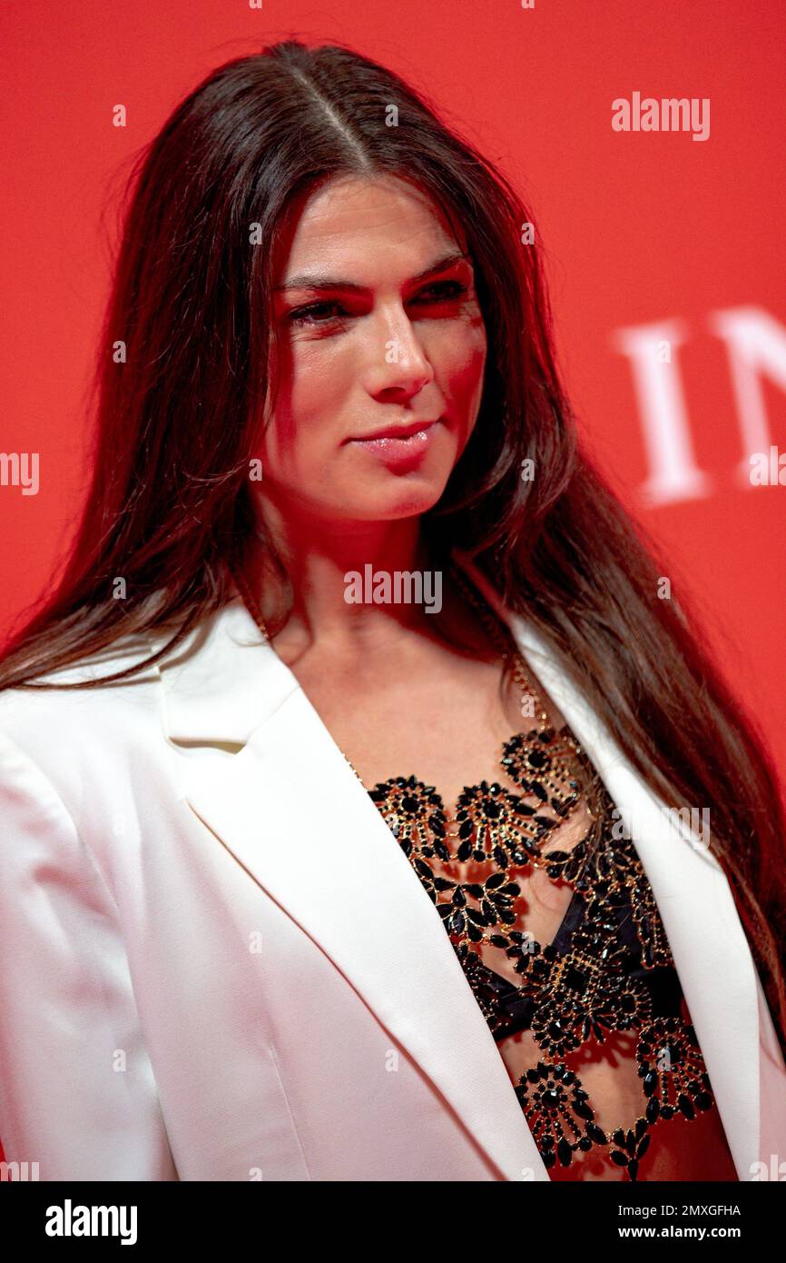 ROTTERDAM - Lisa Michels on the red carpet prior to the presentation of ...