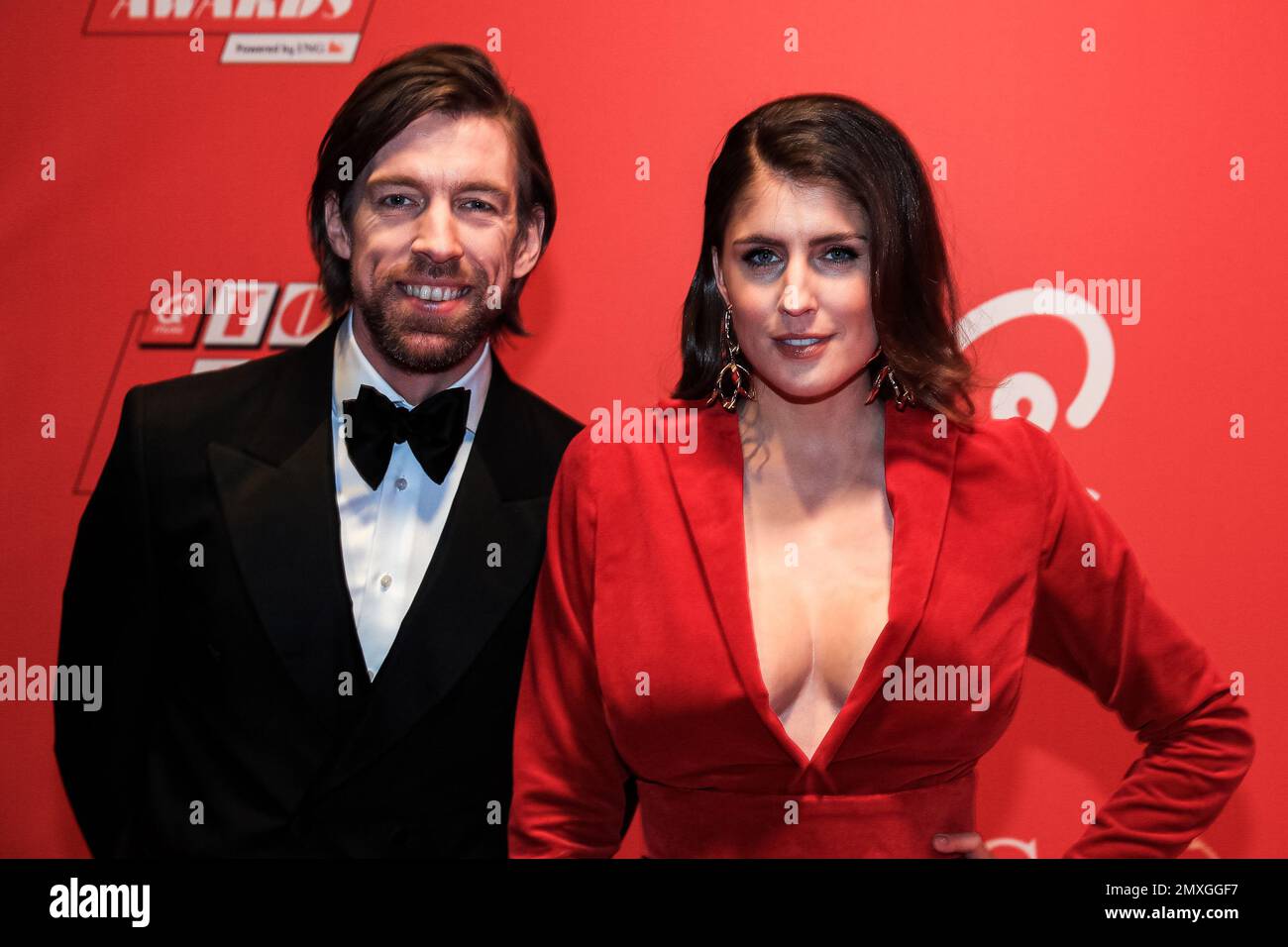 ROTTERDAM - Mattie Valk and Marieke Elsinga on the red carpet prior to ...