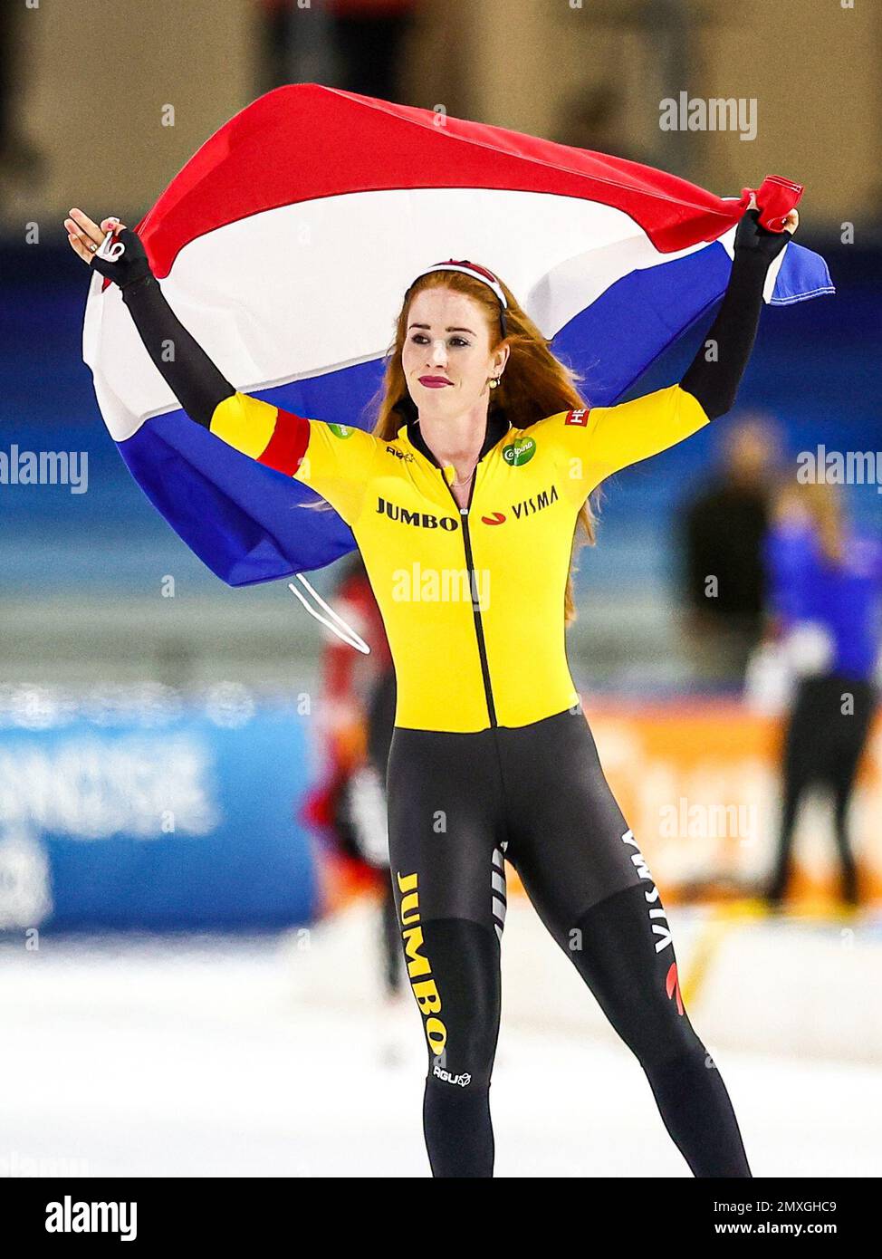HERENVEEN - Antoinette Rijpma - de Jong wins the 1,500 meters during ...