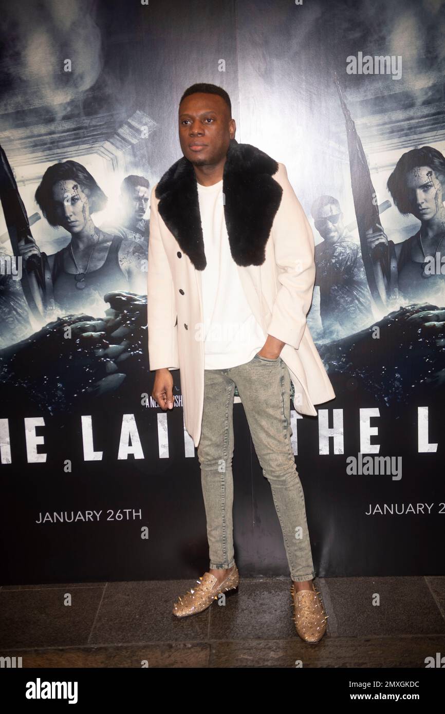 Davison Simango at the The Lair UK Premiere at Prince Charles Cinema in ...