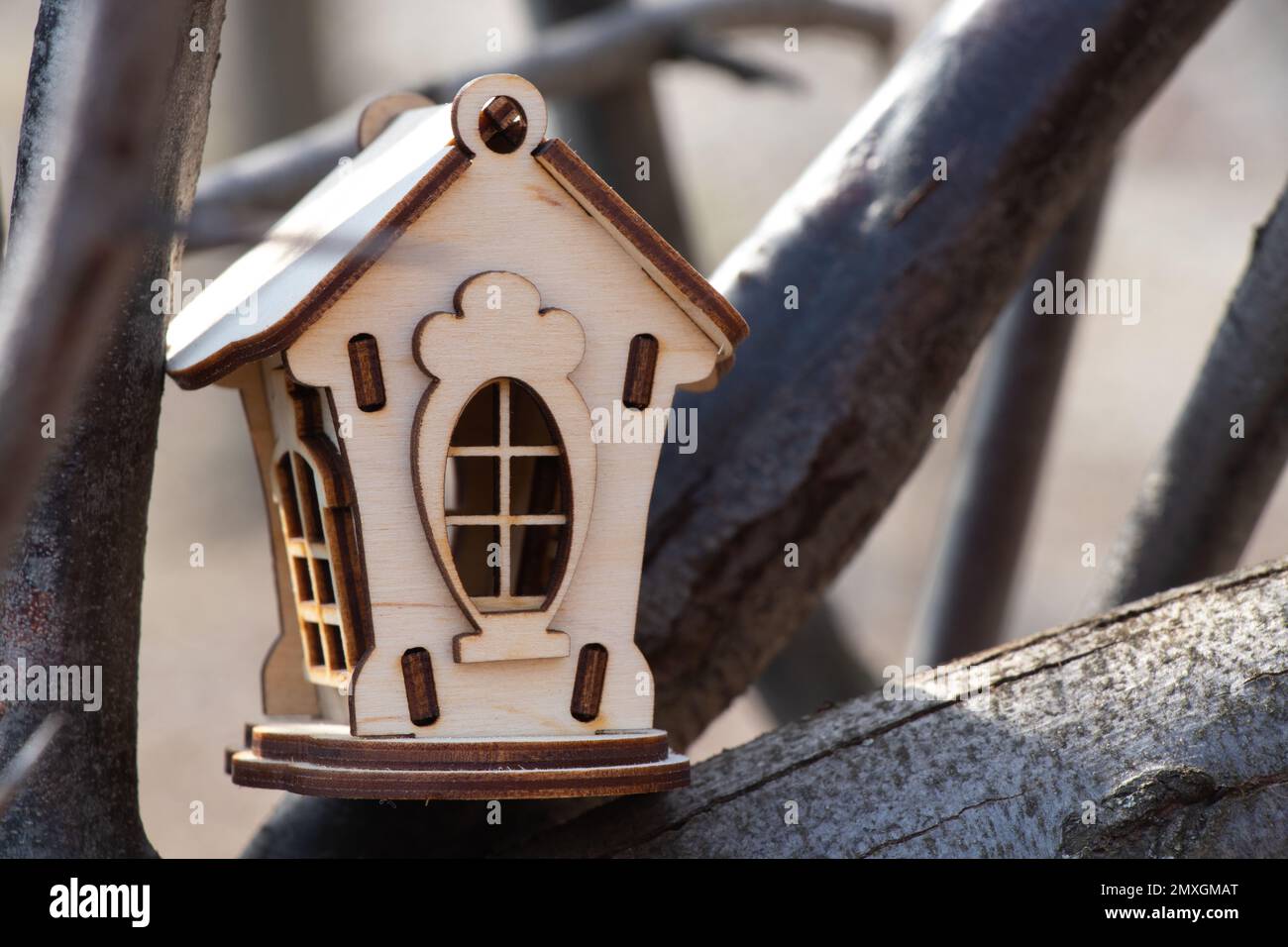 Children with tree branches hi-res stock photography and images - Alamy