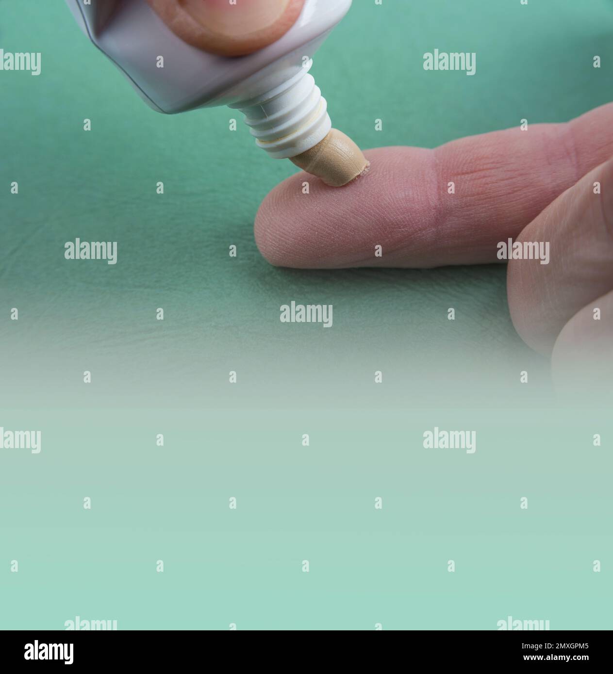 Ointment in the male hand. Home health concept Stock Photo - Alamy