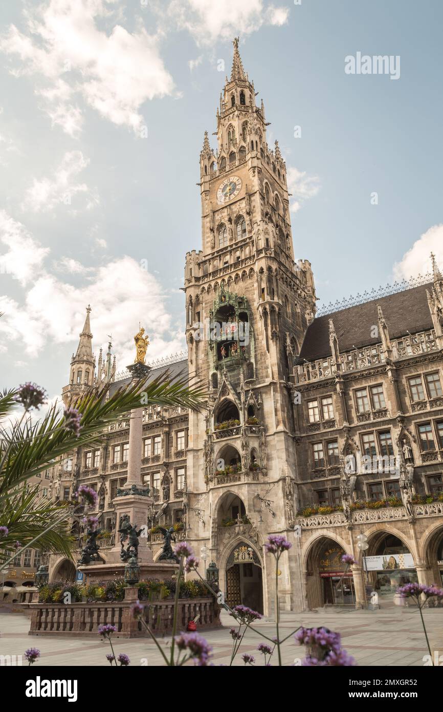 The Neue Rathaus (New Town Hall) is a magnificent neo-gothic building ...