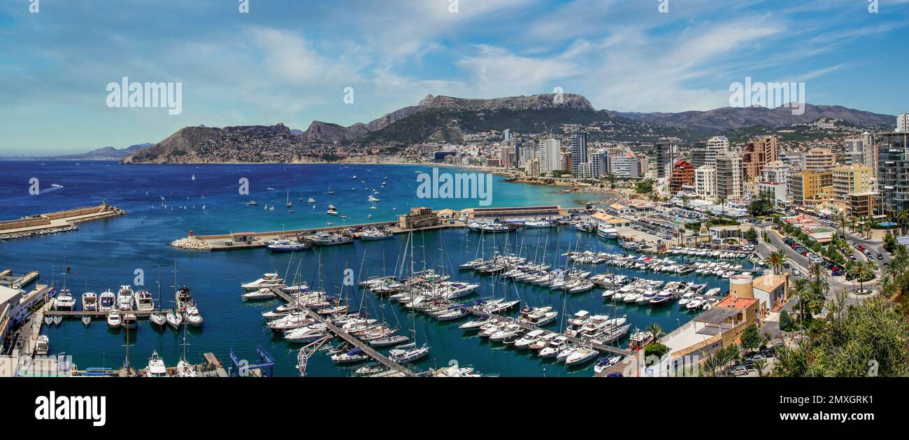 Calpe boats hi-res stock photography and images - Alamy