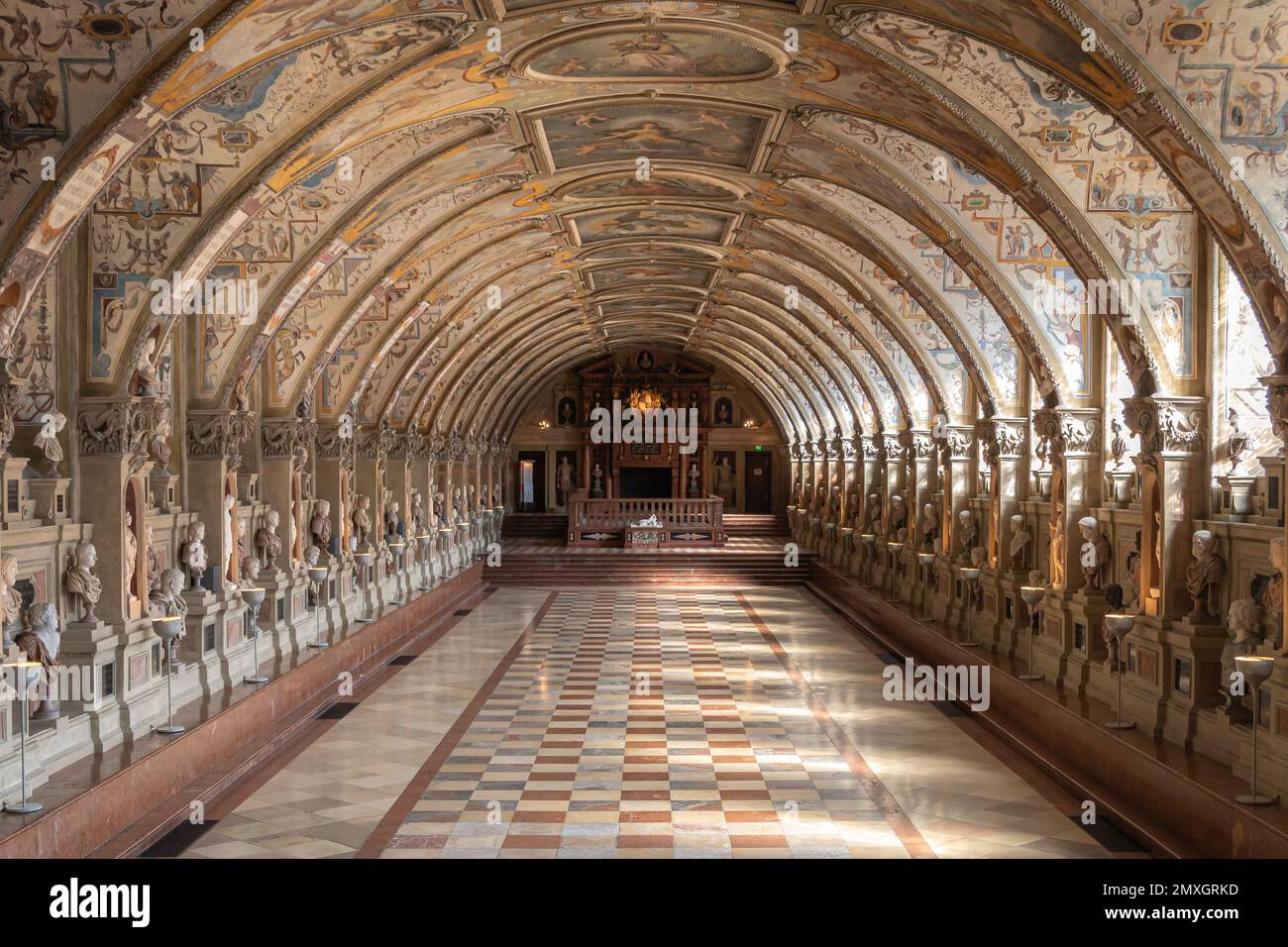 The Antiquarium is the largest Renaissance hall north of the Alps. It ...
