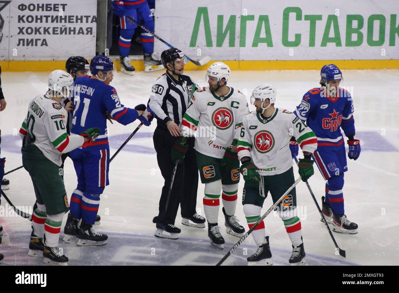 Ak Bars Hockey Club player, Alexander Radulov (No.47) seen in action ...