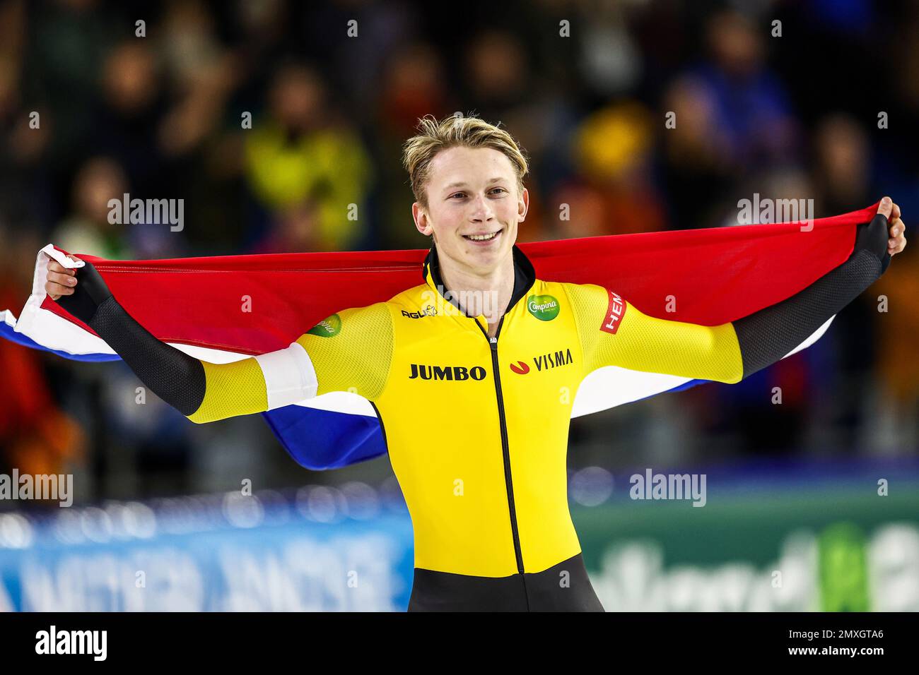LORDNVEEN - Merijn Scheperkamp wins the second 500 meters during the ...