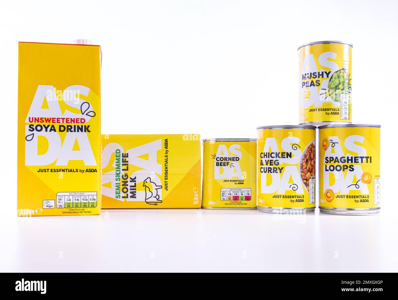A range of low cost food products Stock Photo - Alamy