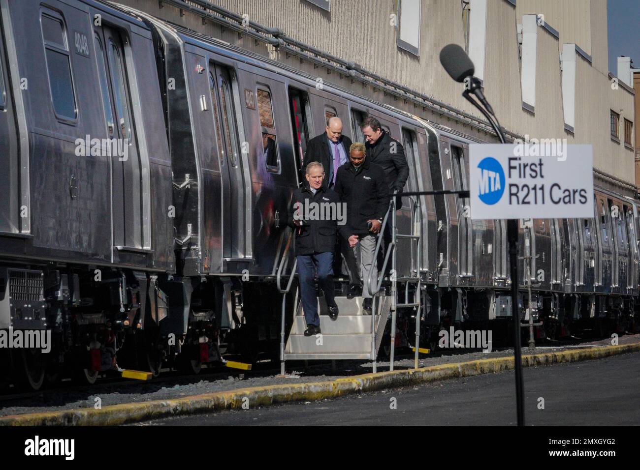 John Lieber, far left, chair and CEO of the New York City Metropolitan ...