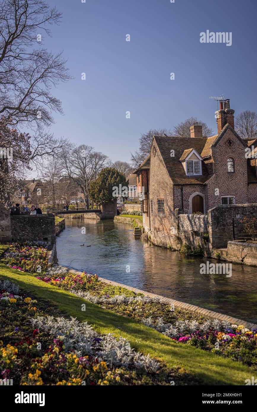 River Stour, Canterbury, Kent, England Stock Photo - Alamy