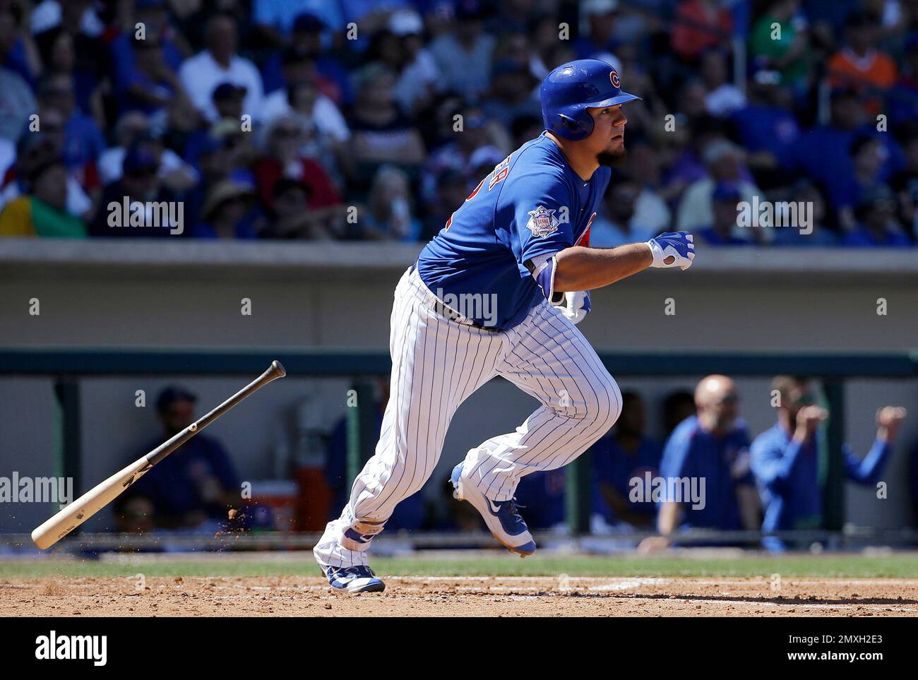 FILE - In this March 26, 2016, file photo, Chicago Cubs' Kyle Schwarber ...