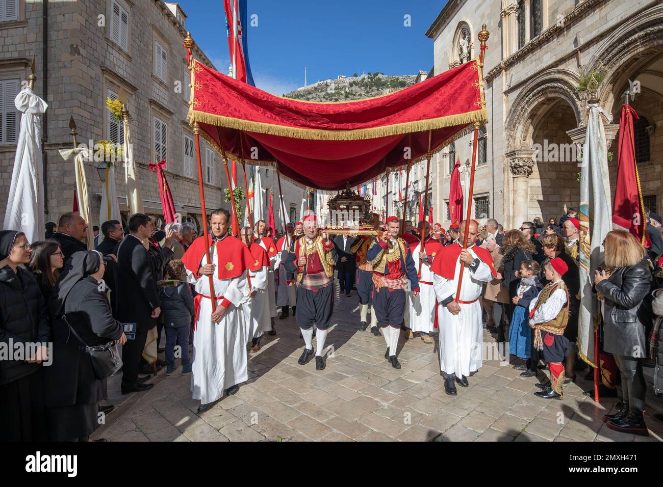 Dubrovnik, Croatia. 03rd Feb, 2023. People celebrate The feast of Saint ...
