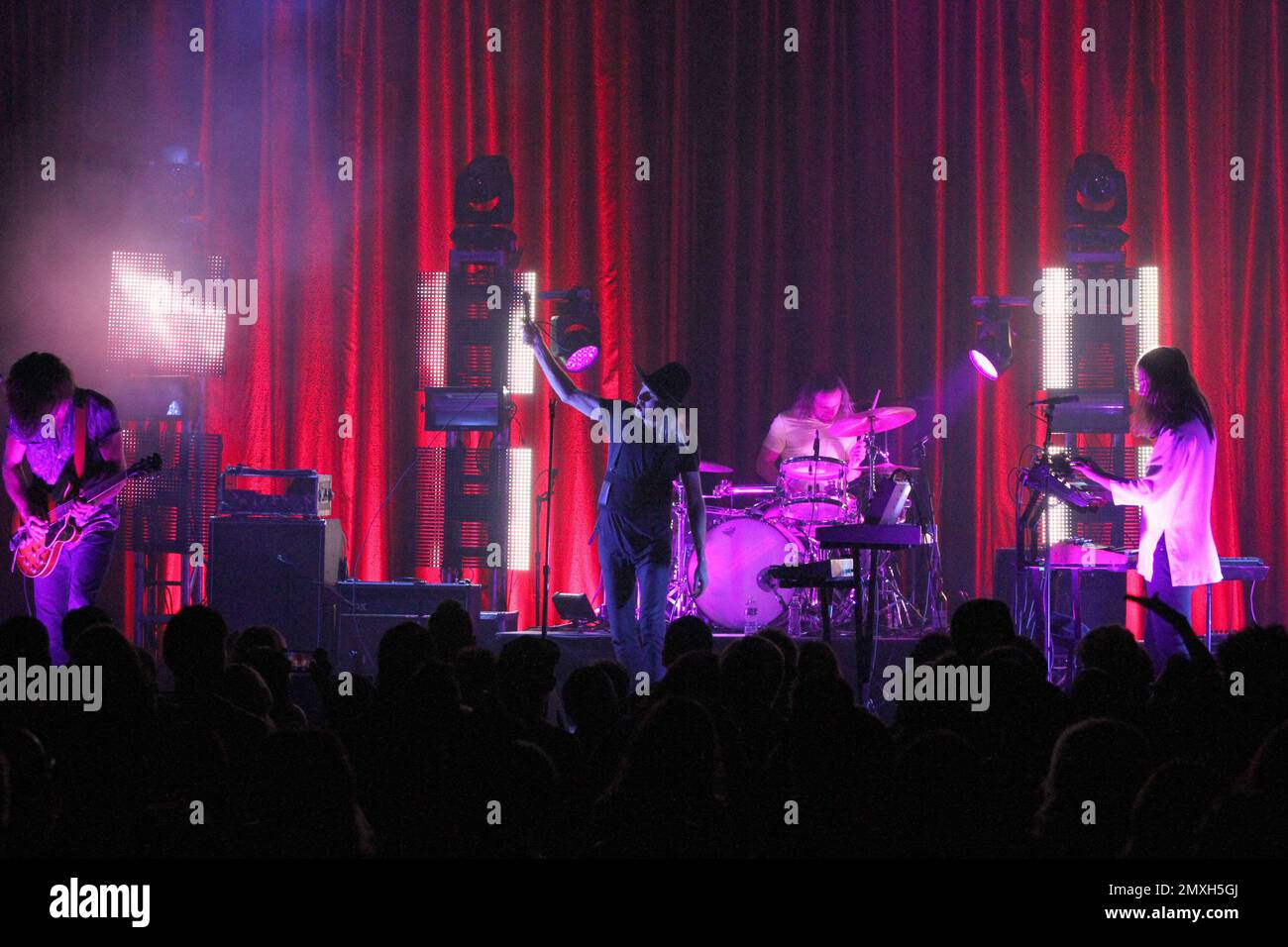 Todd Fink, Jacob Thiele, Dapose and Clark Baechle with The Faint ...