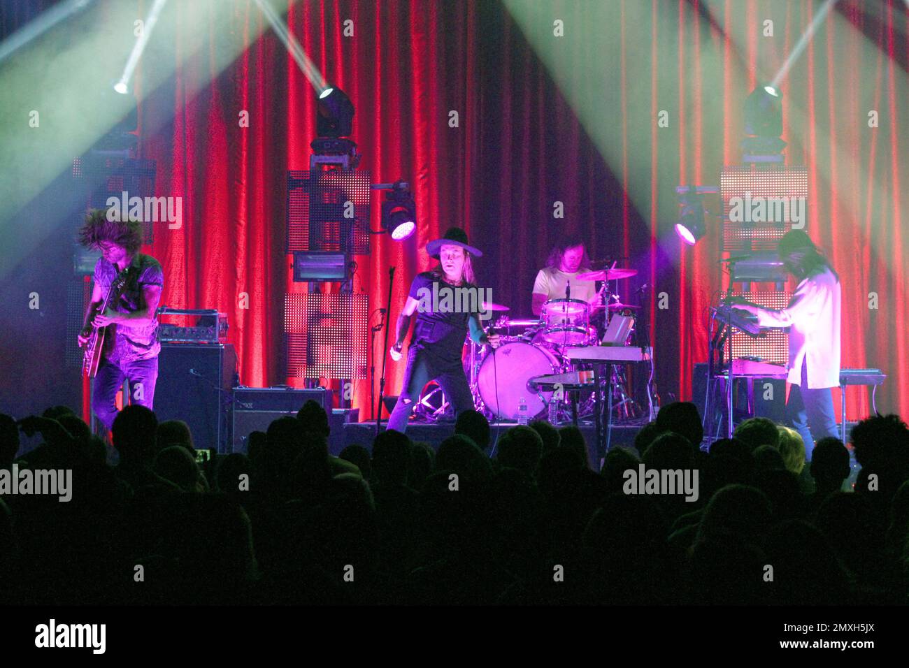 Todd Fink, Jacob Thiele, Dapose and Clark Baechle with The Faint ...