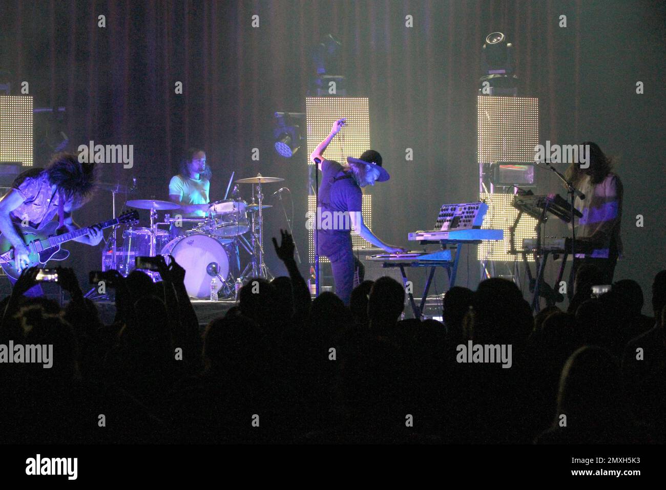 Todd Fink, Jacob Thiele, Dapose and Clark Baechle with The Faint ...