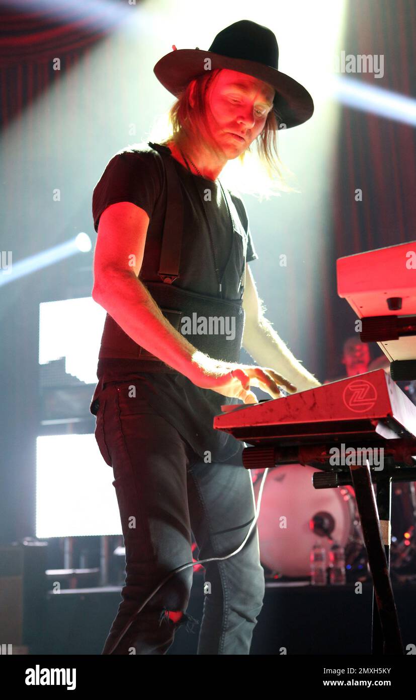 Todd Fink with The Faint performs as the opener for the Gang of Four at ...
