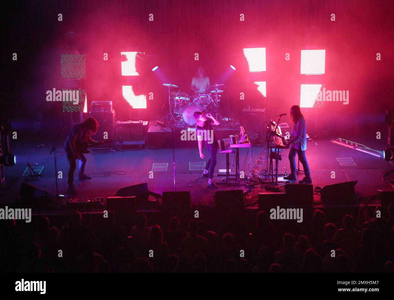 Todd Fink, Jacob Thiele, Dapose and Clark Baechle with The Faint ...