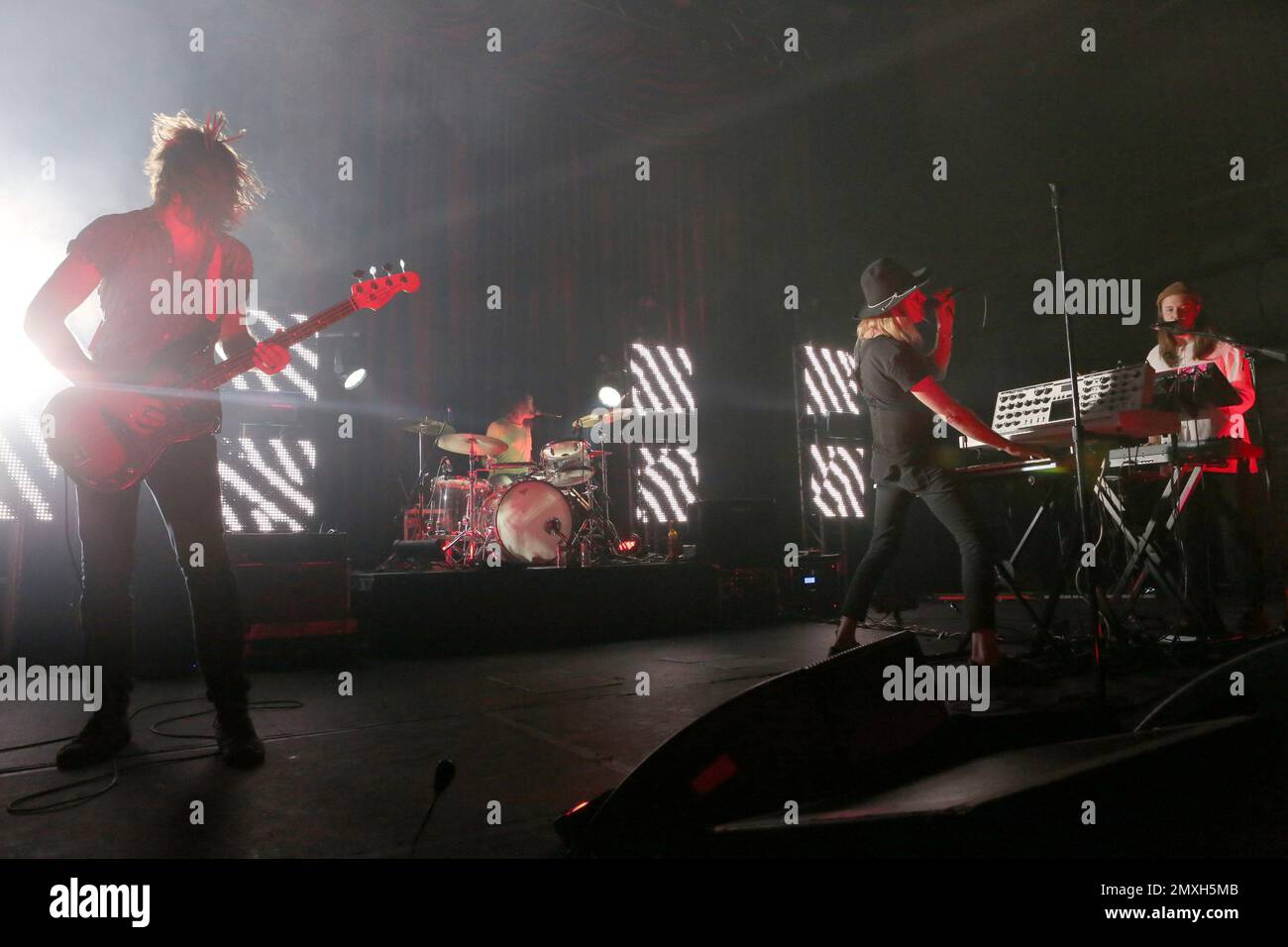 Todd Fink, Jacob Thiele, Dapose and Clark Baechle with The Faint ...