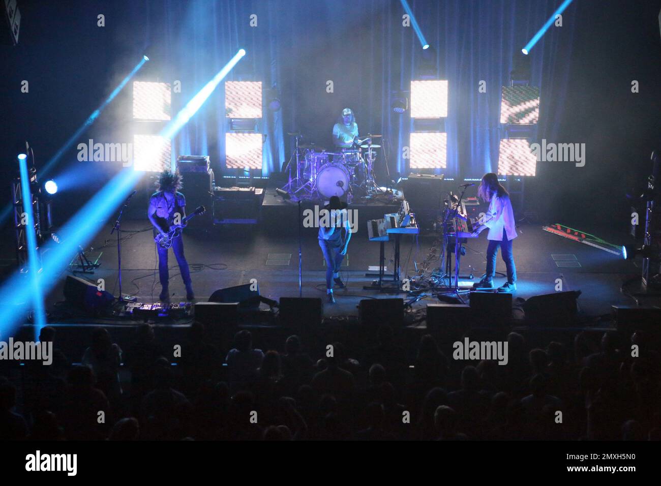 Todd Fink, Jacob Thiele, Dapose and Clark Baechle with The Faint ...