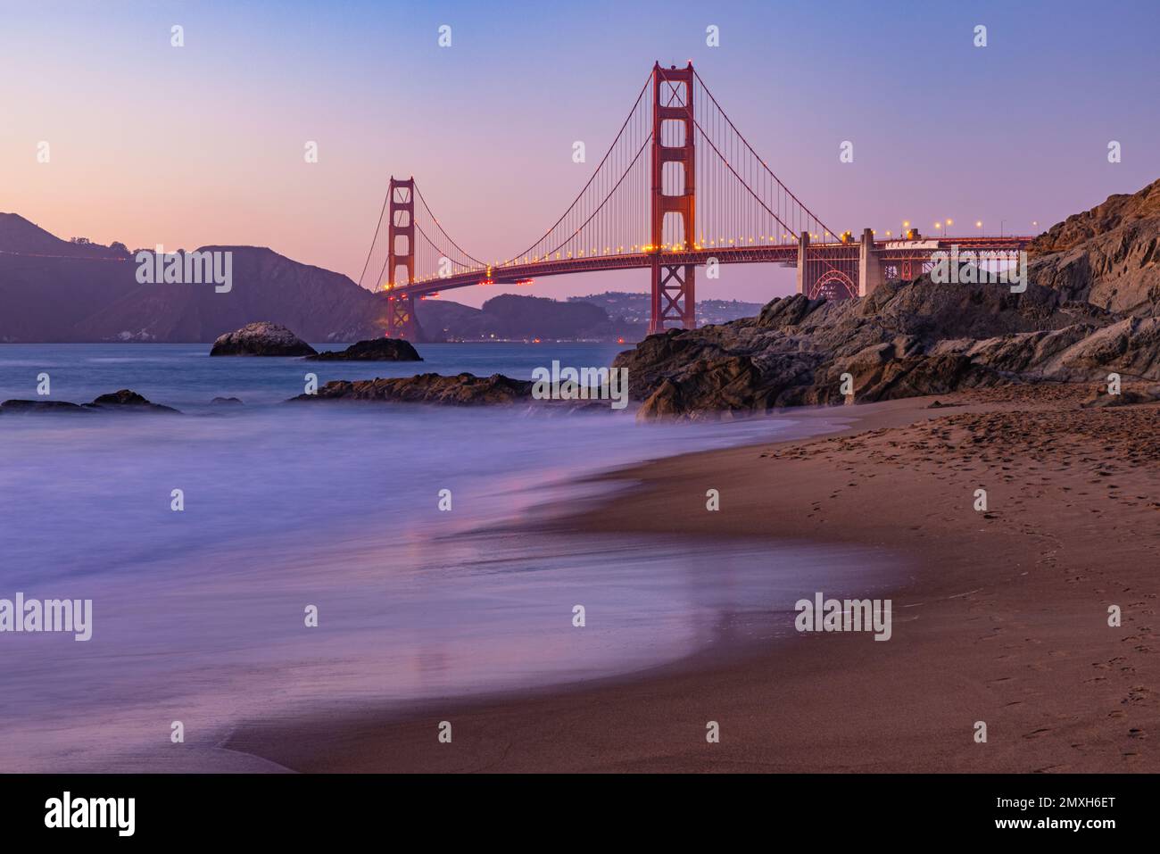 Baker beach sea hi-res stock photography and images - Alamy