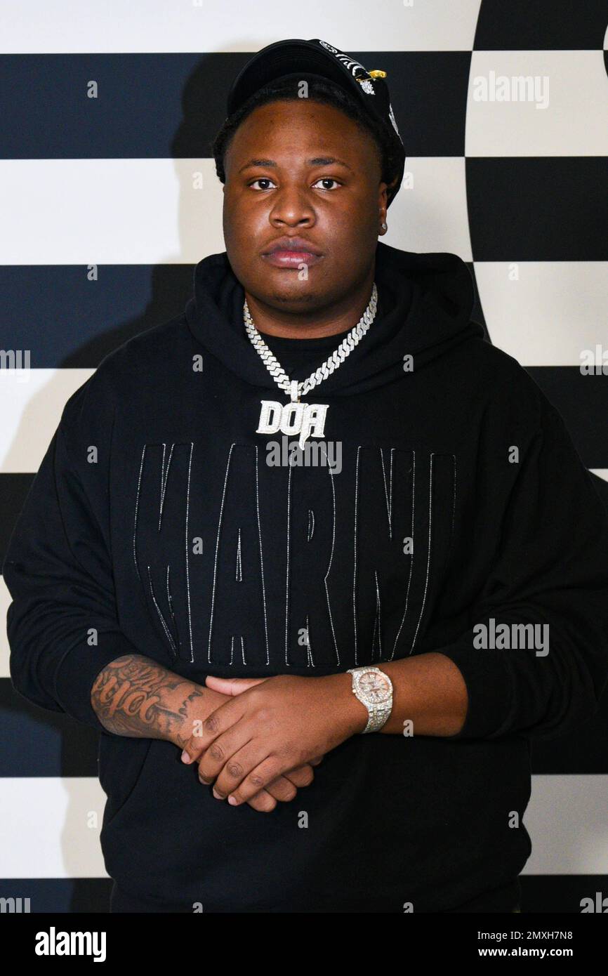 Tay Keith at Warner Music Group's Grammy Pre-Party 2023, heald at the ...