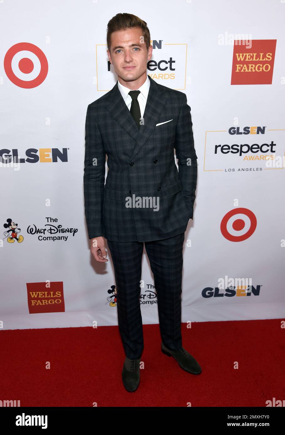 Major league soccer player Robbie Rogers, of the LA Galaxy, arrives at ...
