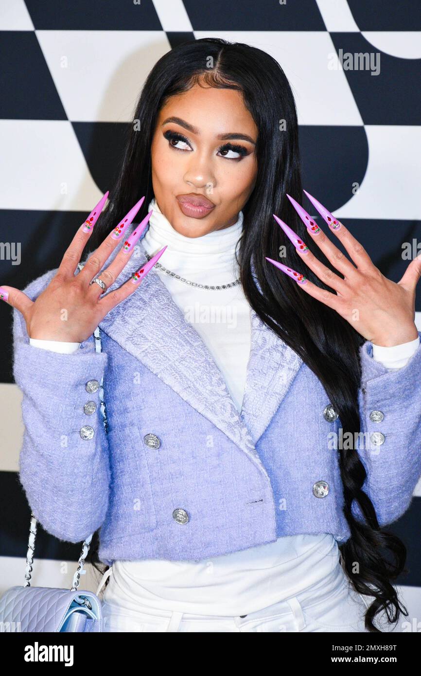 Saweetie at Warner Music Group's Grammy Pre-Party 2023, heald at the ...